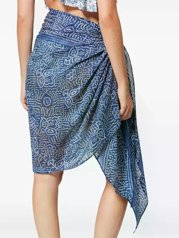 Isabel Marant Étoile Lucilia Patterned Pareo - Blue