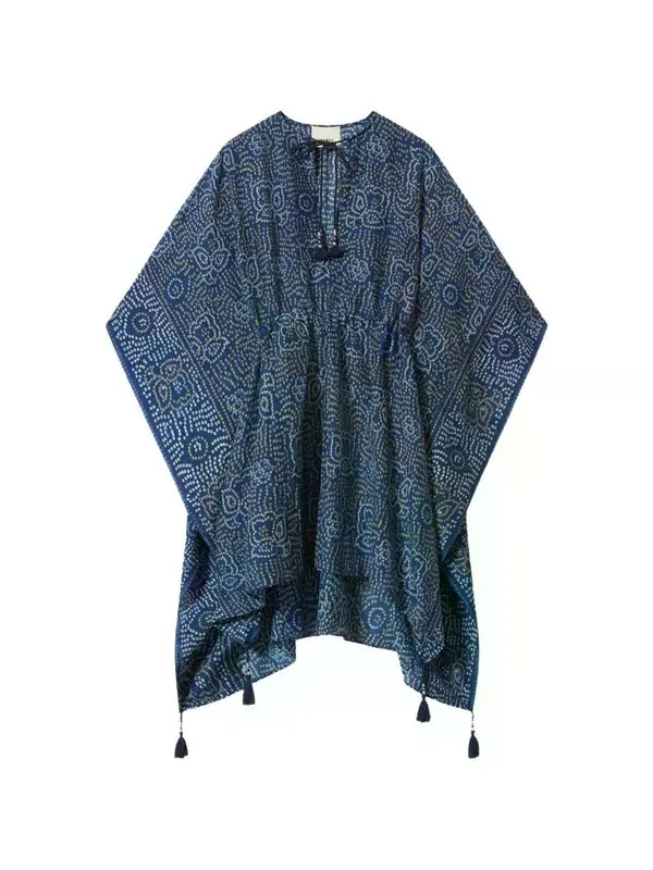 Isabel Marant Étoile Loreliz Tassel Patterned Cover-up - Blue