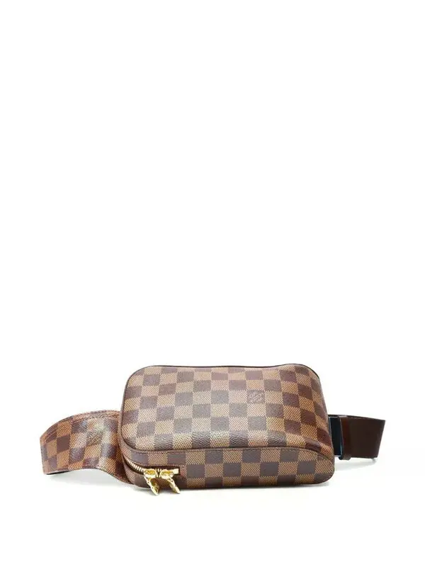 LOUIS VUITTON 2004 Geronimos Damier Ebene Shoulder Bag