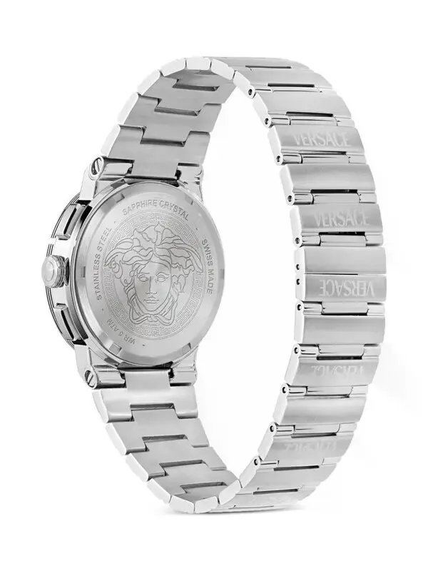 Versace Greca 40mm Chronograph Watch - Blue