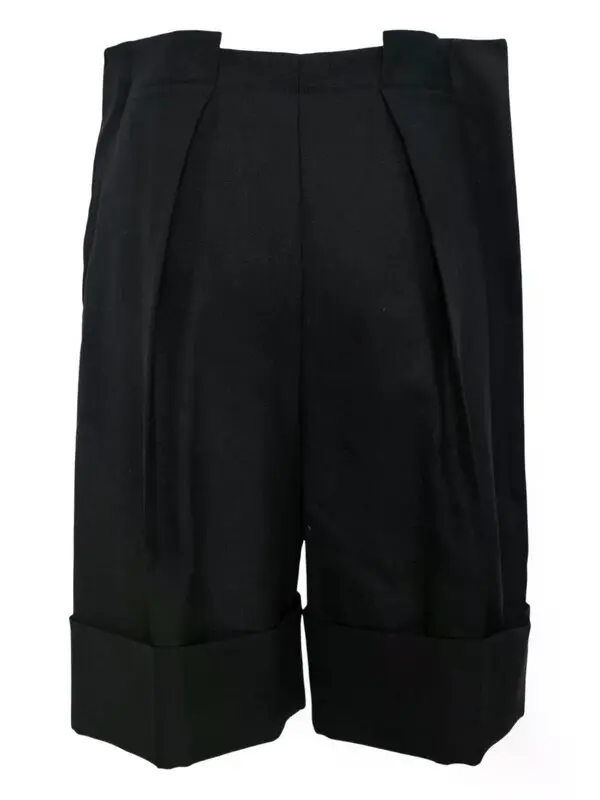 ENFOLD Pleat-detailed Bermuda Shorts