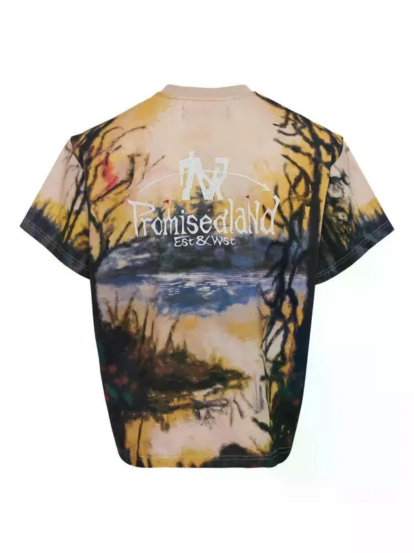 NAMESAKE Forest-print T-shirt
