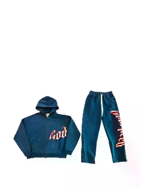 GODSPEED Logo-print Tracksuit - Blue