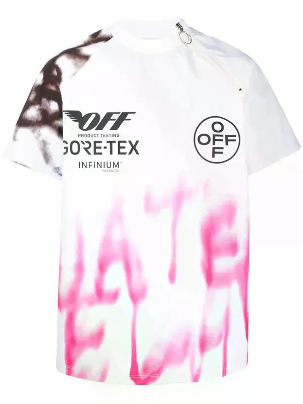 Off-White Goretex Graffiti Print T-shirt - White