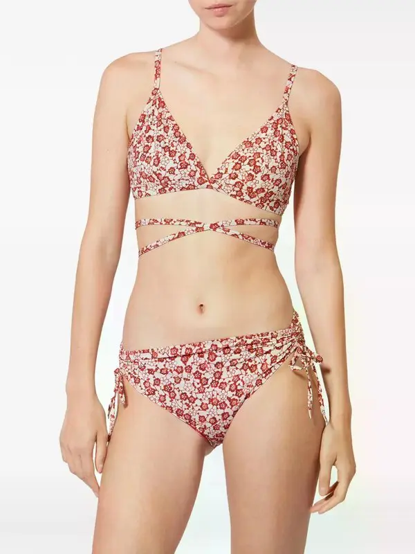 Isabel Marant Étoile Solange Floral Print Bikini Top