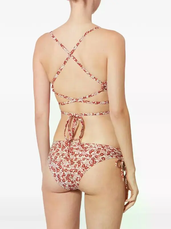 Isabel Marant Étoile Solange Floral Print Bikini Top