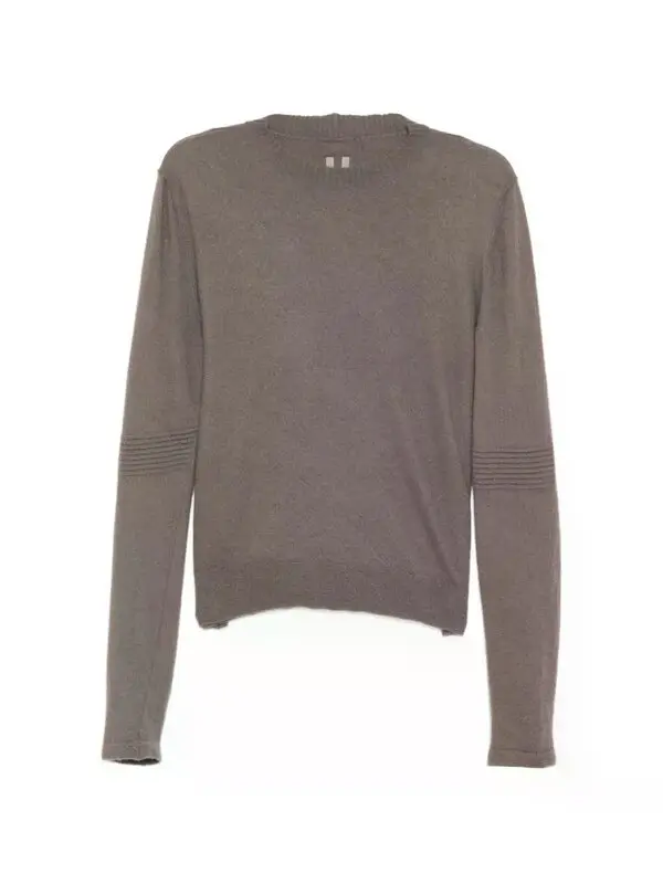 Rick Owens Cropped Biker Jumpers - Brown
