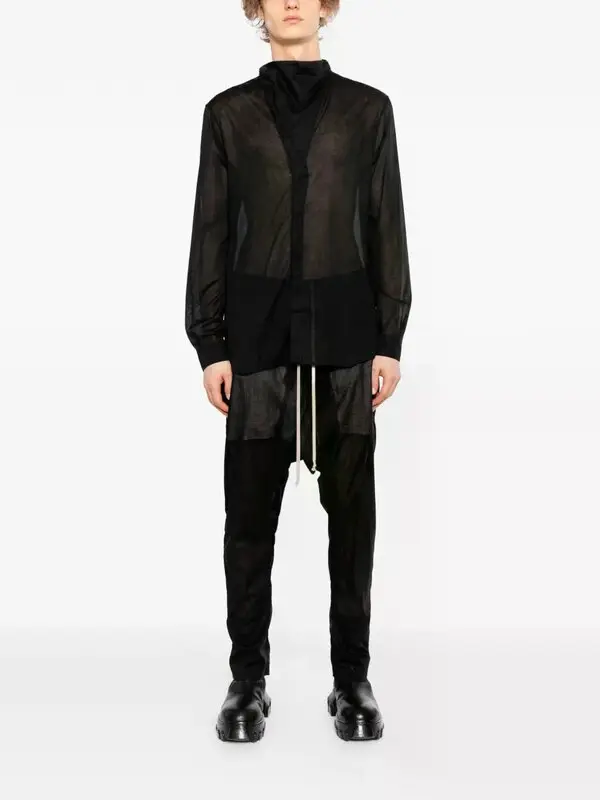 Rick Owens Slim Drawstring Trousers