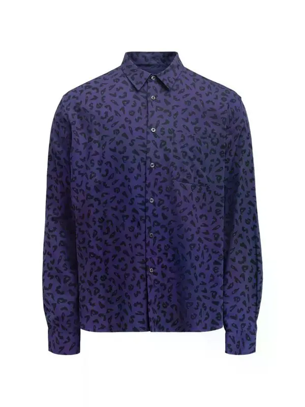 VOWELS Leopard-print Shirt