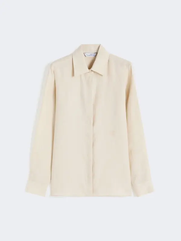 Max Mara Linen Canvas Shirt - Beige
