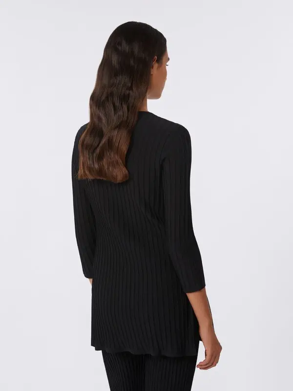 Max Mara Viscose Crêpe Rib-knit Jumper