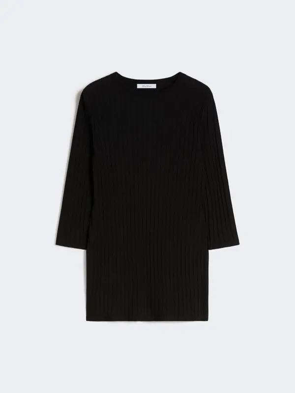 Max Mara Viscose Crêpe Rib-knit Jumper