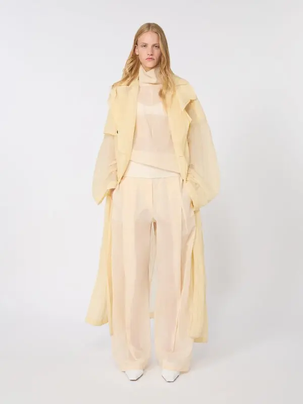 Max Mara Technical Fabric Trench Coat