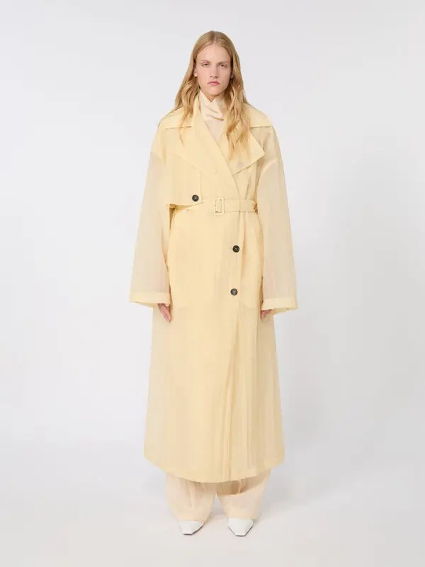Max Mara Technical Fabric Trench Coat