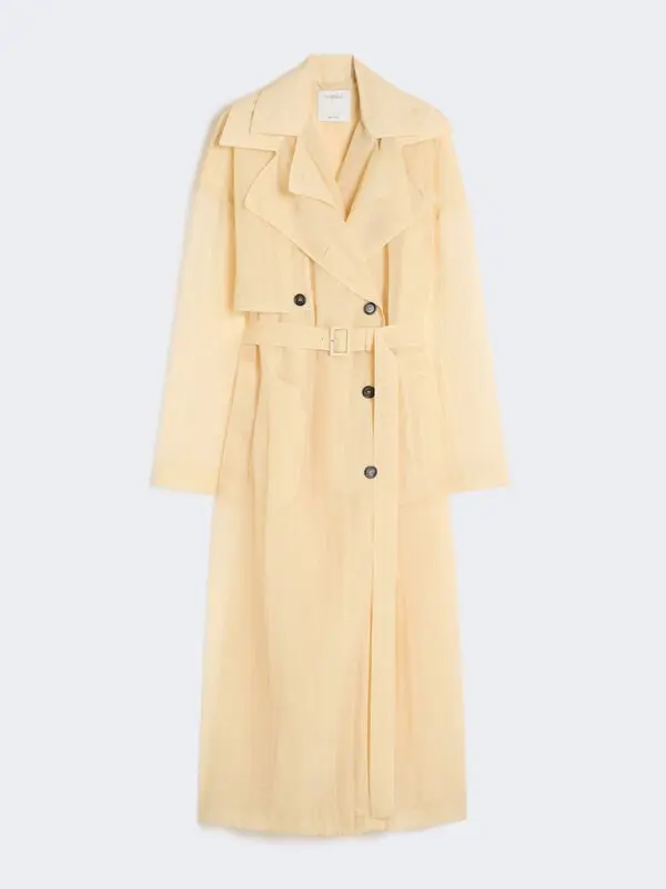 Max Mara Technical Fabric Trench Coat