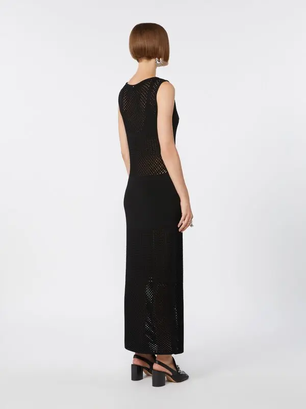 Max Mara Long Stretch Viscose Dress
