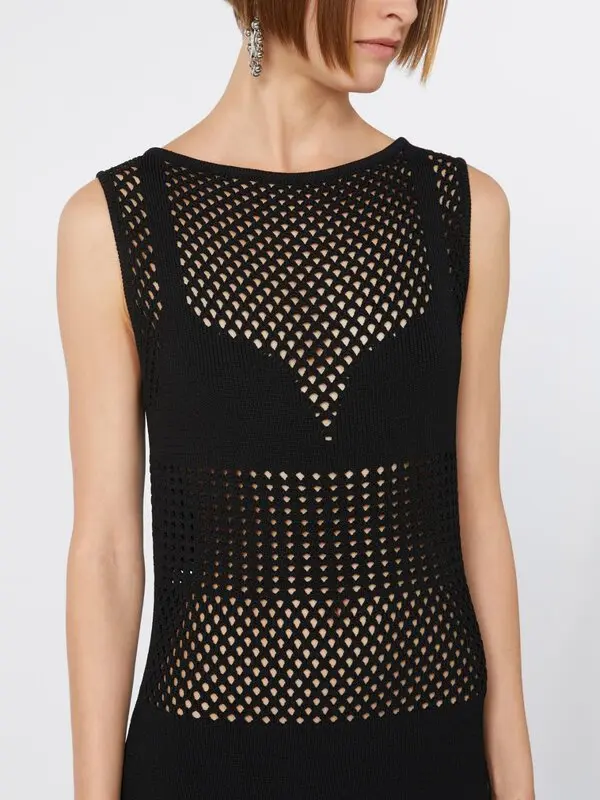 Max Mara Long Stretch Viscose Dress