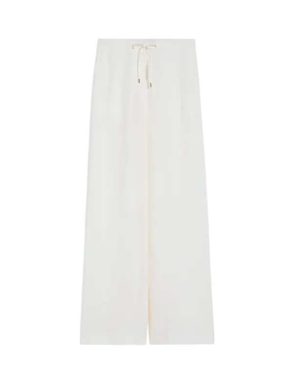 Max Mara Linen Twill Trousers - Natural
