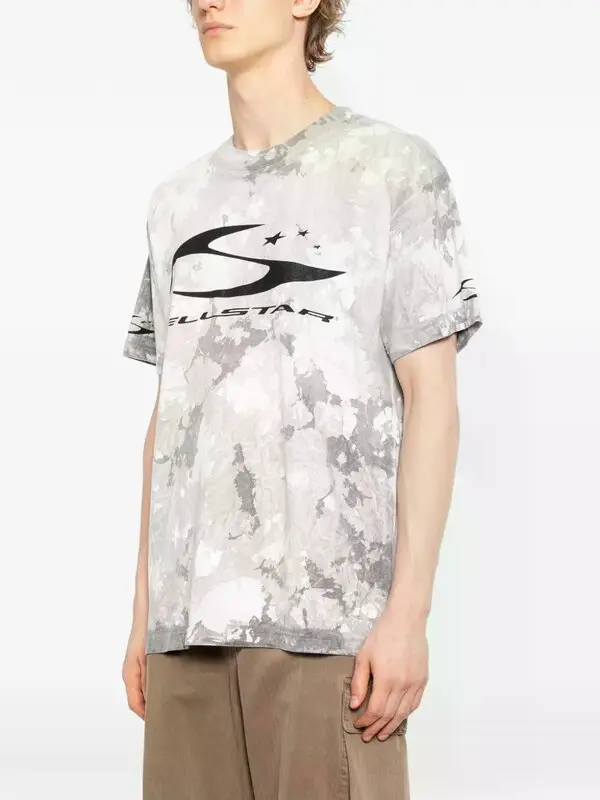 HELLSTAR Graphic Print T-shirt - White