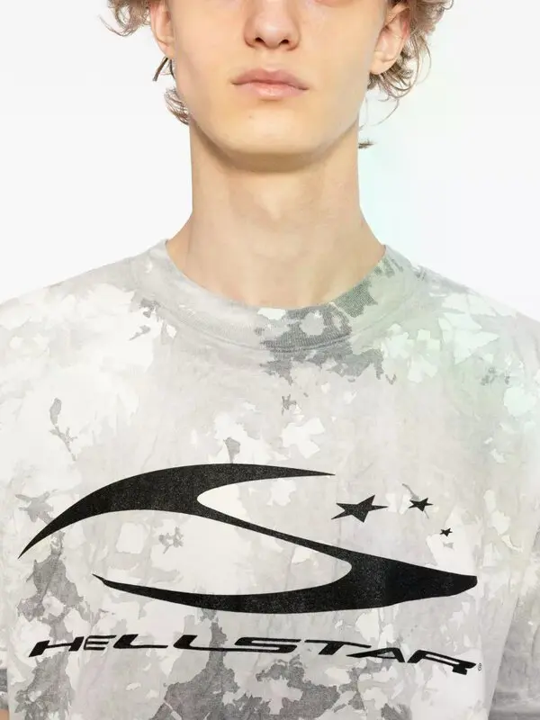 HELLSTAR Graphic Print T-shirt - White