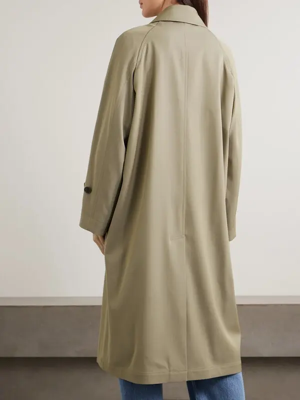 Auralee Wool-gabardine Trench Coat