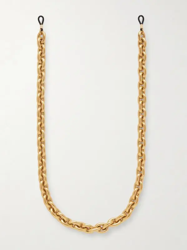 JW Anderson Sunglasses Chain - Gold