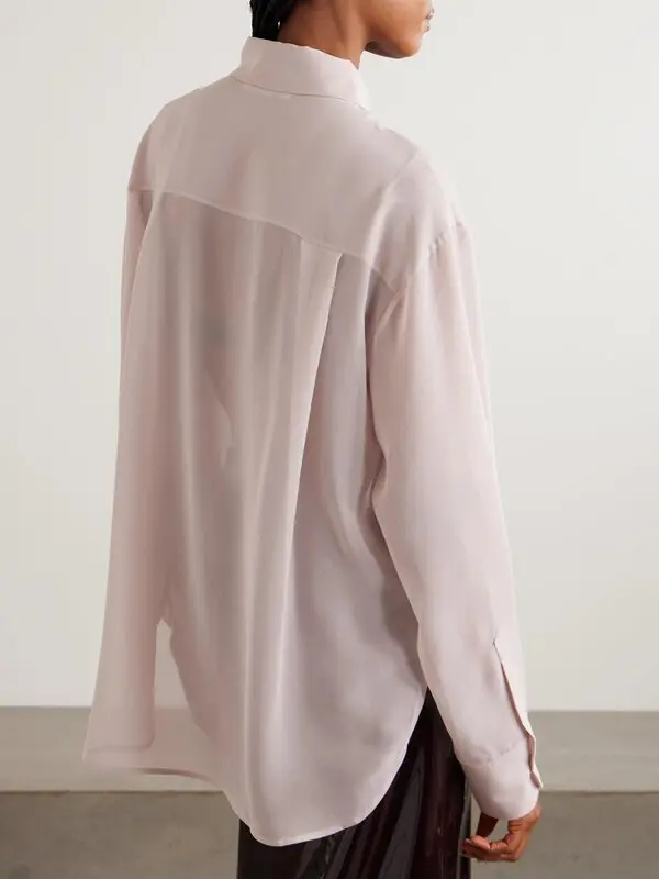 THE FRANKIE SHOP Peri Georgette Shirt