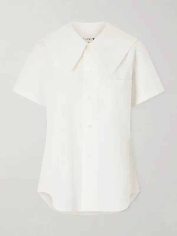 Comme Des Garçons Cotton Poplin Shirt - White