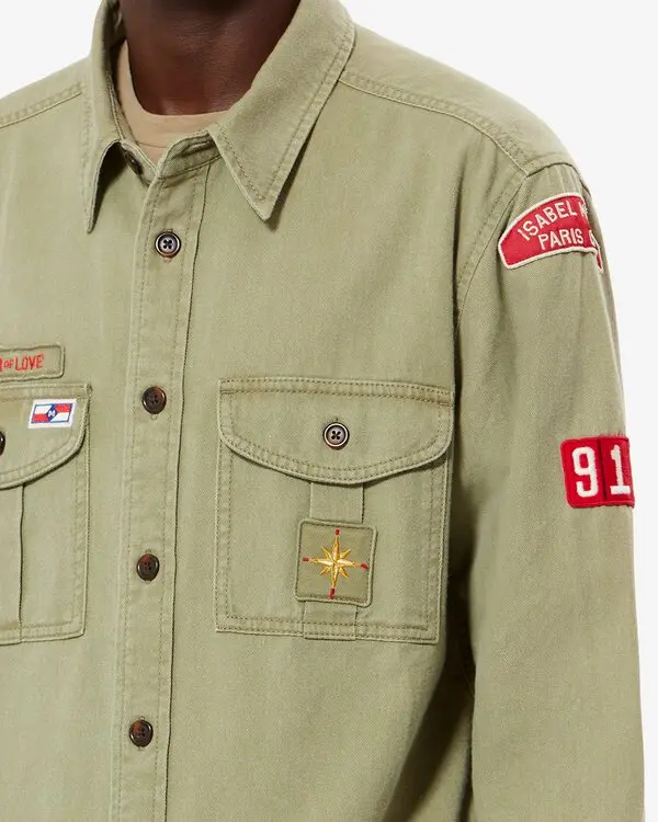 Isabel Marant Nooria Shirt - Khaki