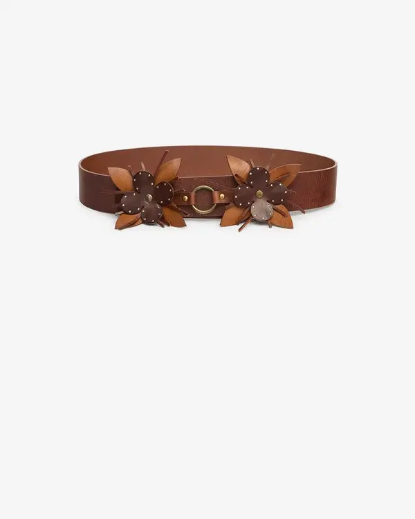 Isabel Marant Aska Leather Belt - Brown