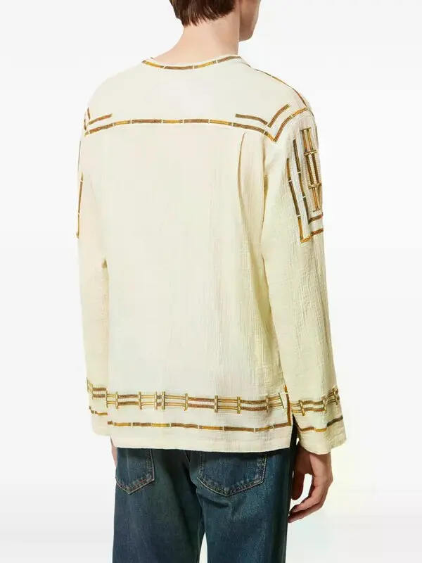 MARANT V-neck Long-sleeve T-shirt