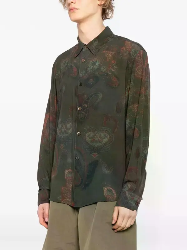 Our Legacy Paisley Buttoned Shirt