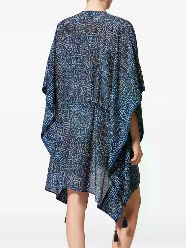Isabel Marant Étoile Loreliz Tassel Patterned Cover-up - Blue