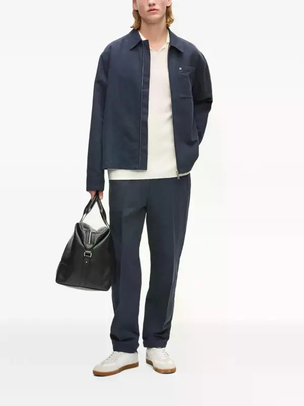 Karl Lagerfeld Linen Jacket With Pocket