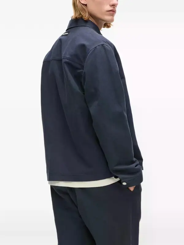 Karl Lagerfeld Linen Jacket With Pocket