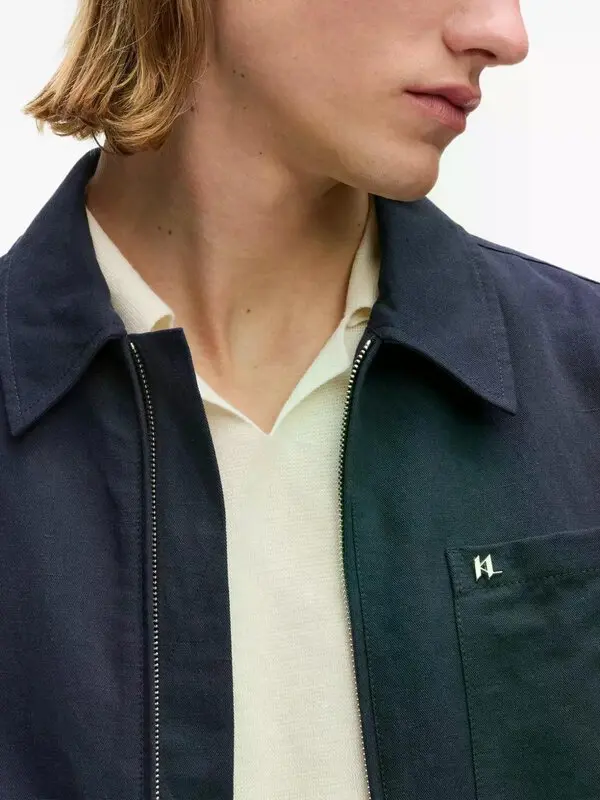 Karl Lagerfeld Linen Jacket With Pocket