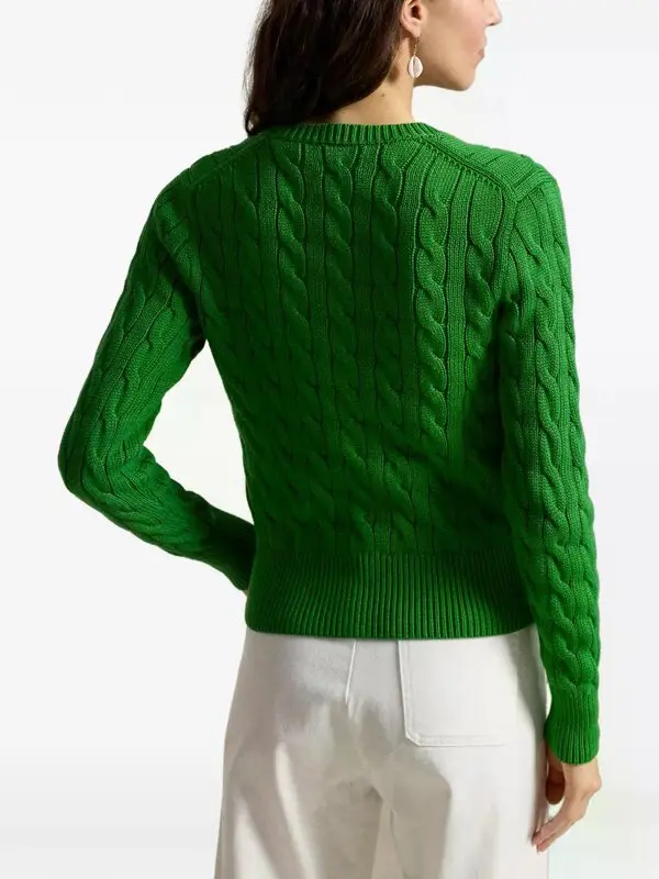 Polo Ralph Lauren Cable-knit Buttoned Cardigan - Green