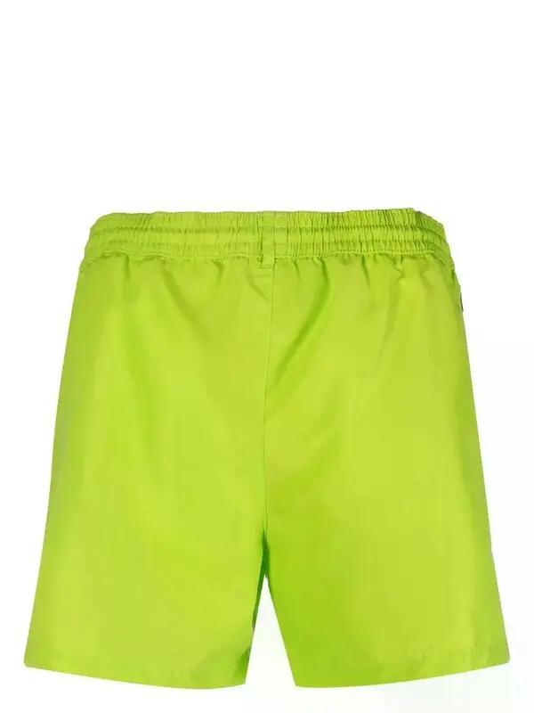 Paul Smith Logo-patch Drawstring Swim Shorts - Green