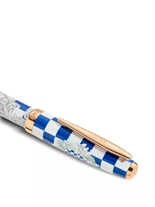 Versace Baroque Roller Checkerboard Pen