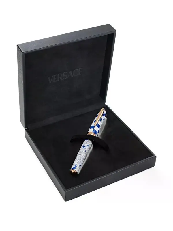 Versace Baroque Roller Checkerboard Pen
