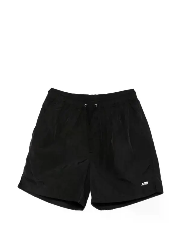AUTRY Drawstring Waist Shorts - Black