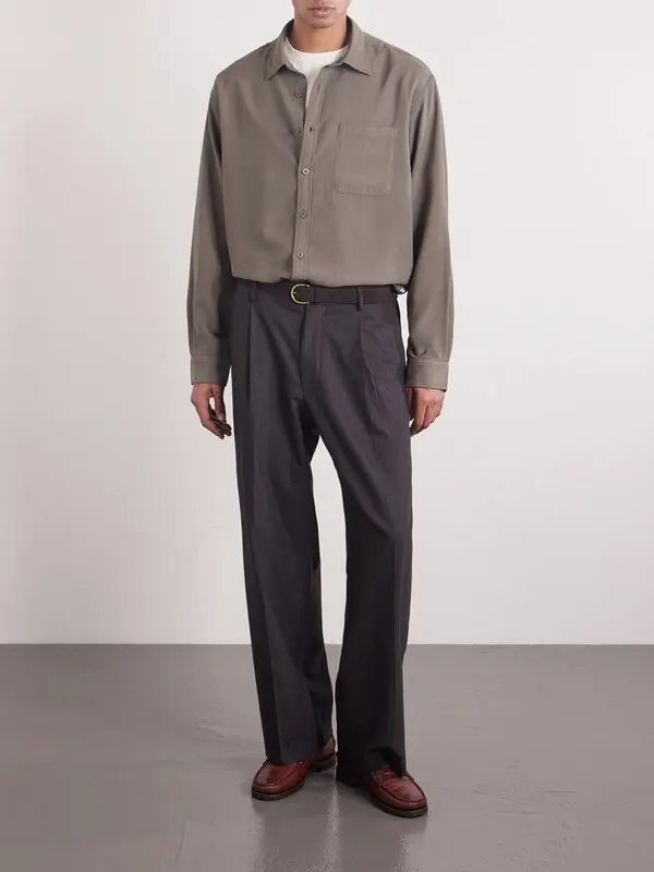 Nn07 Deon 5027 Lenzing™ Ecovero™-blend Shirt - Green