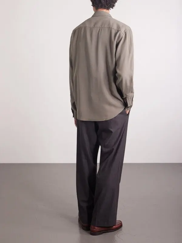 Nn07 Deon 5027 Lenzing™ Ecovero™-blend Shirt - Green