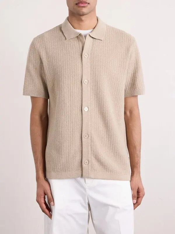 Nn07 Ares 60019 Cotton Shirt - Neutrals
