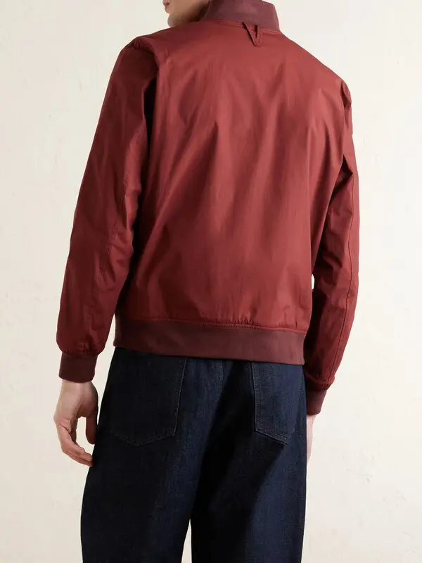 VALSTAR Valstarino Cotton-blend Bomber Jacket - Red