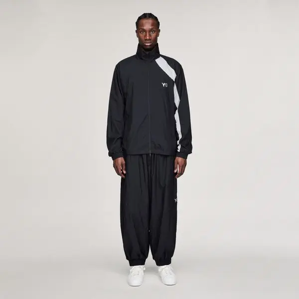 Adidas Y-3 Raw Edge 3-stripes Nylon Pants - Black