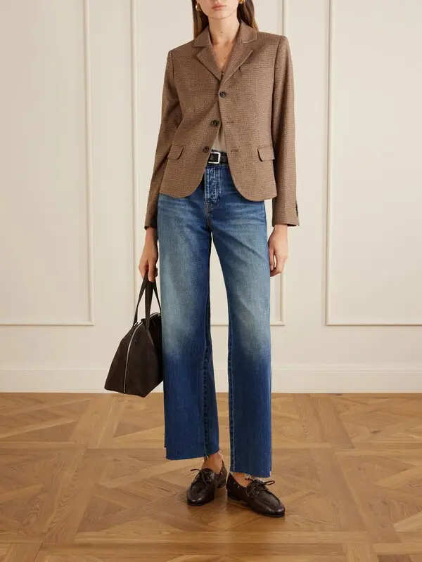 Veronica Beard Taylor High-rise Wide-leg Jeans - Blue