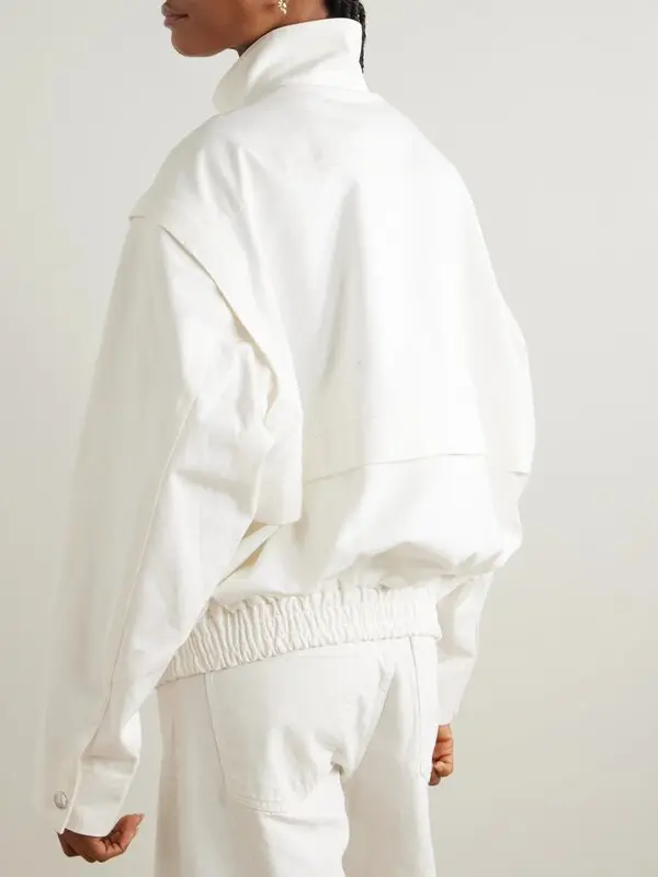 Tibi Paneled Cotton-twill Jacket