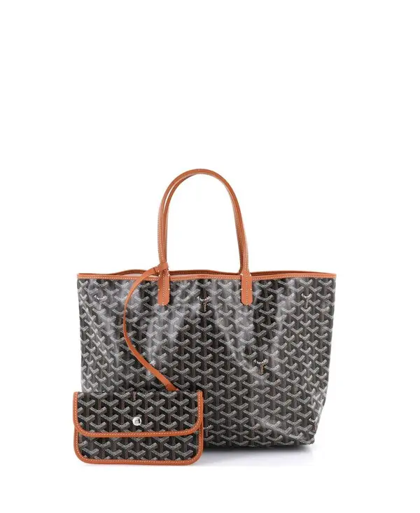 Goyard Saint Louis Pm Tote Coated Canvas - Brown