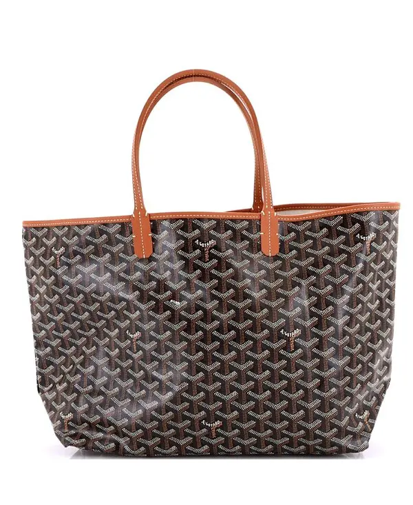 Goyard Saint Louis Pm Tote Coated Canvas - Brown